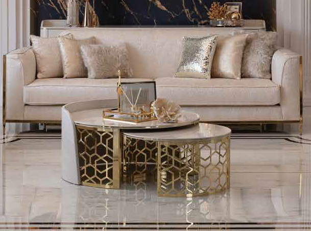 FENDI COFFEE TABLE 2 PCS SET