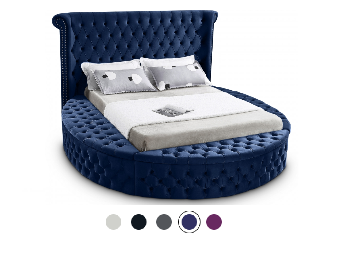 CFLUXUS QUEEN ROUND BED WITH STORAGE | CF Gallery Furniture